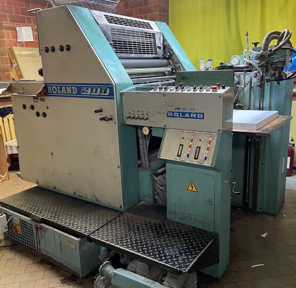 Maszyna offsetowa, 2 kol, MAN ROLAND 202 TOB, B2+ | Wrocław | Kup teraz ...