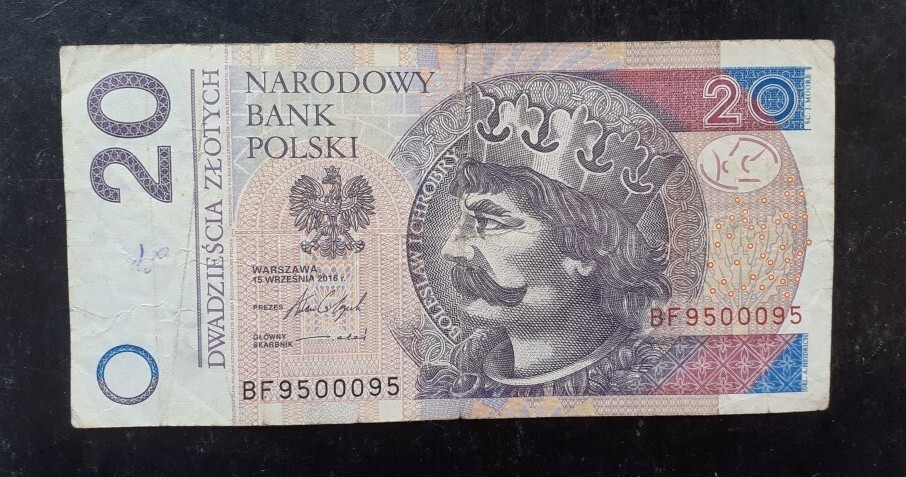 Unikatowe niskie RADARY banknoty 10zl i 20zl | Nowy Tomyśl | Licytacja ...