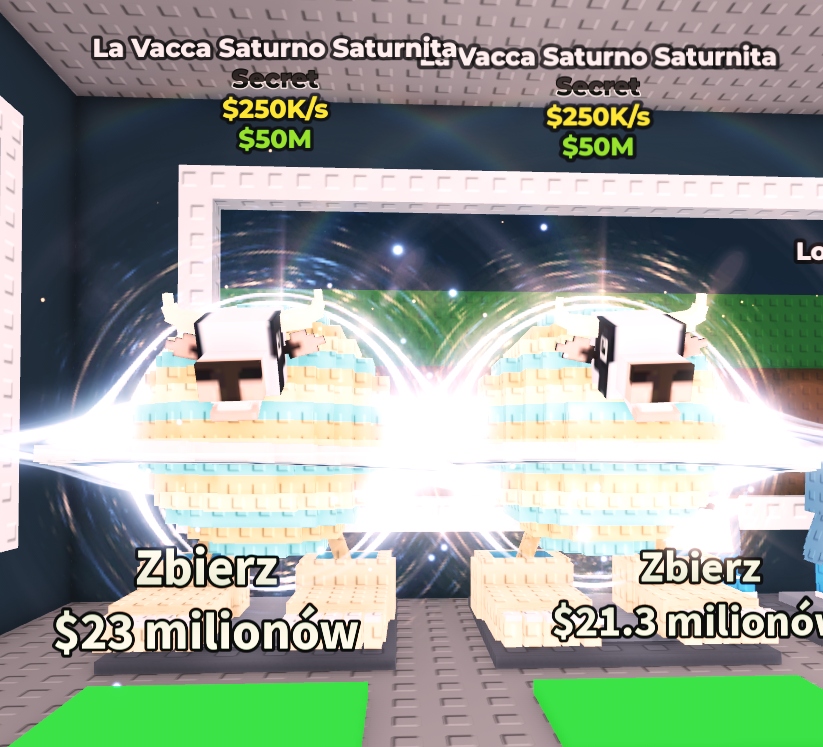 La Vaca Saturno Saturnita 250k/s Roblox Steal A Brainrot | Kielce | Kup ...