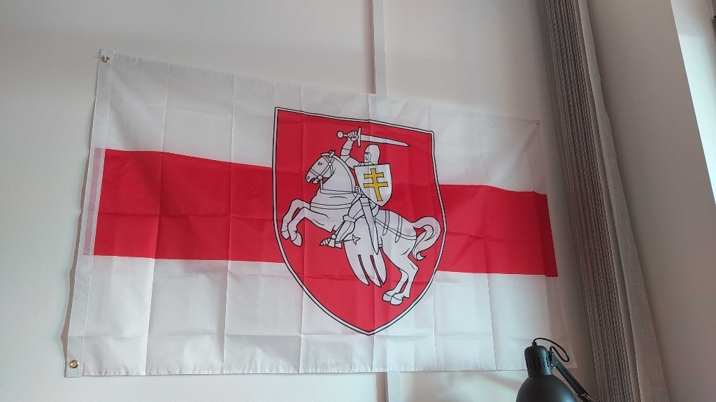 Flaga Białoruś Białorusi Pogoń 150x90 | Warszawa | Kup teraz na Allegro ...