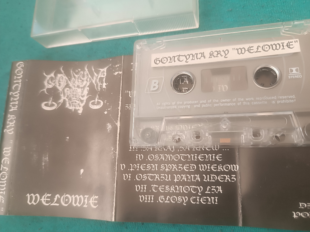 Gontyna Kry - Welowie 1997 kaseta mc black metal | Warszawa | Licytacja ...