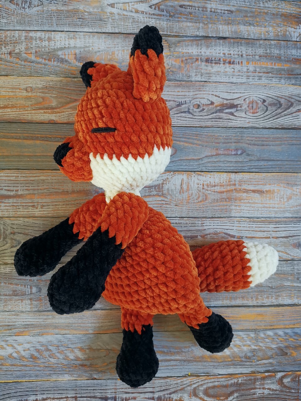 Lis na szydełku lisek maskotka rękodzieło handmade | Popów-Kolonia ...