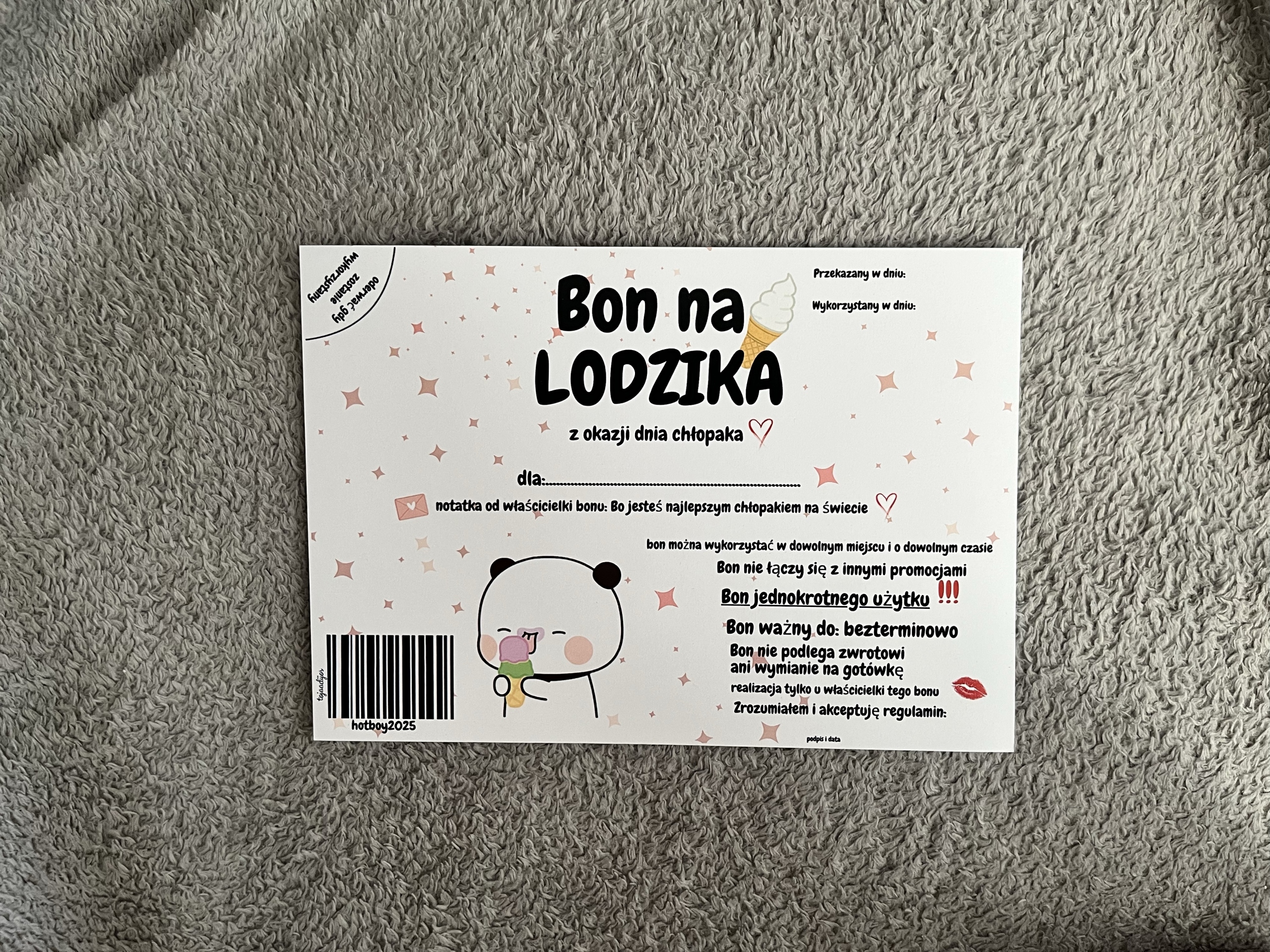 Bon na lodzika dzień chłopaka | Mielec | Kup teraz na Allegro Lokalnie