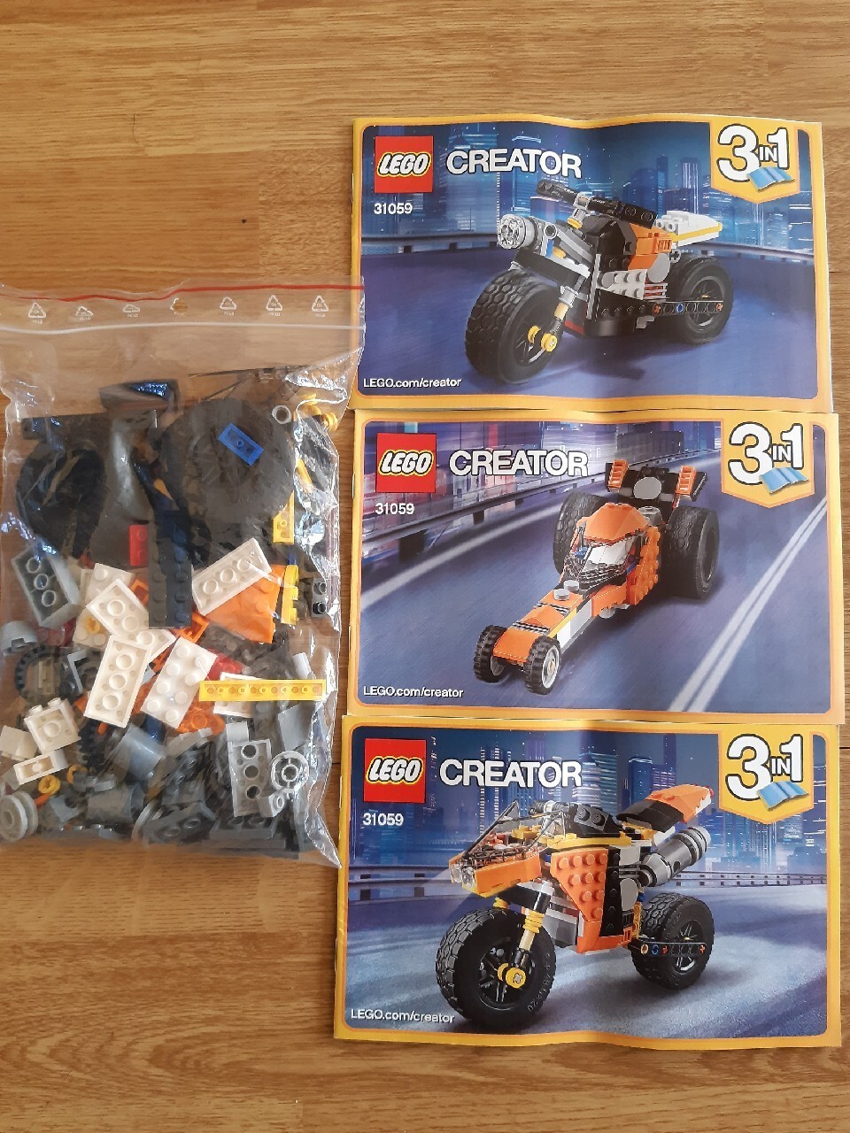 Lego Creator 31059 3 w 1 Motocykl | Strzyżów | Kup teraz na Allegro ...