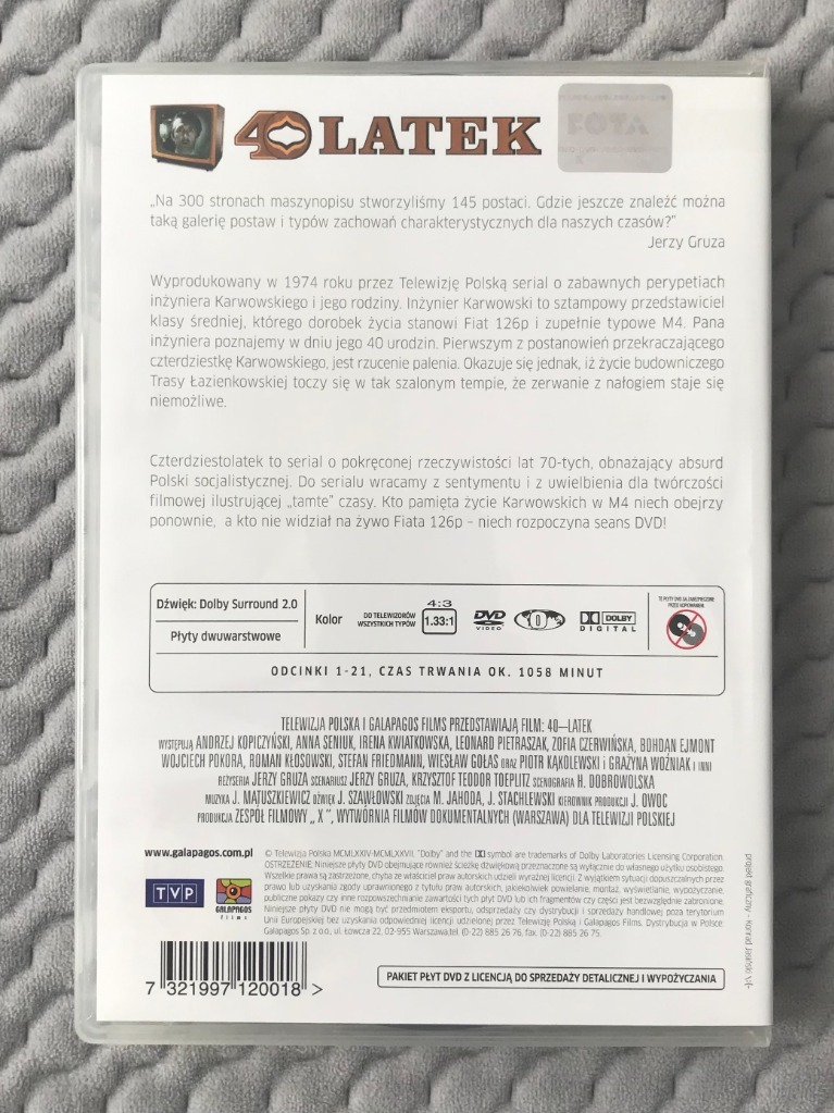 "CZTERDZIESTOLATEK" - Serial BOX 6 DVD | Bełchatów | Kup teraz na ...
