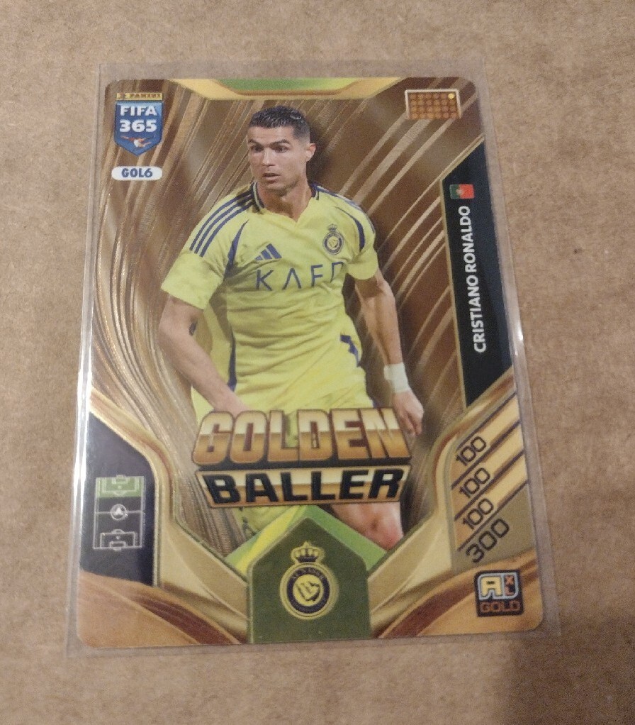 Panini FIFA 365 2026 golden baller Ronaldo | Chrzanów | Kup teraz na ...