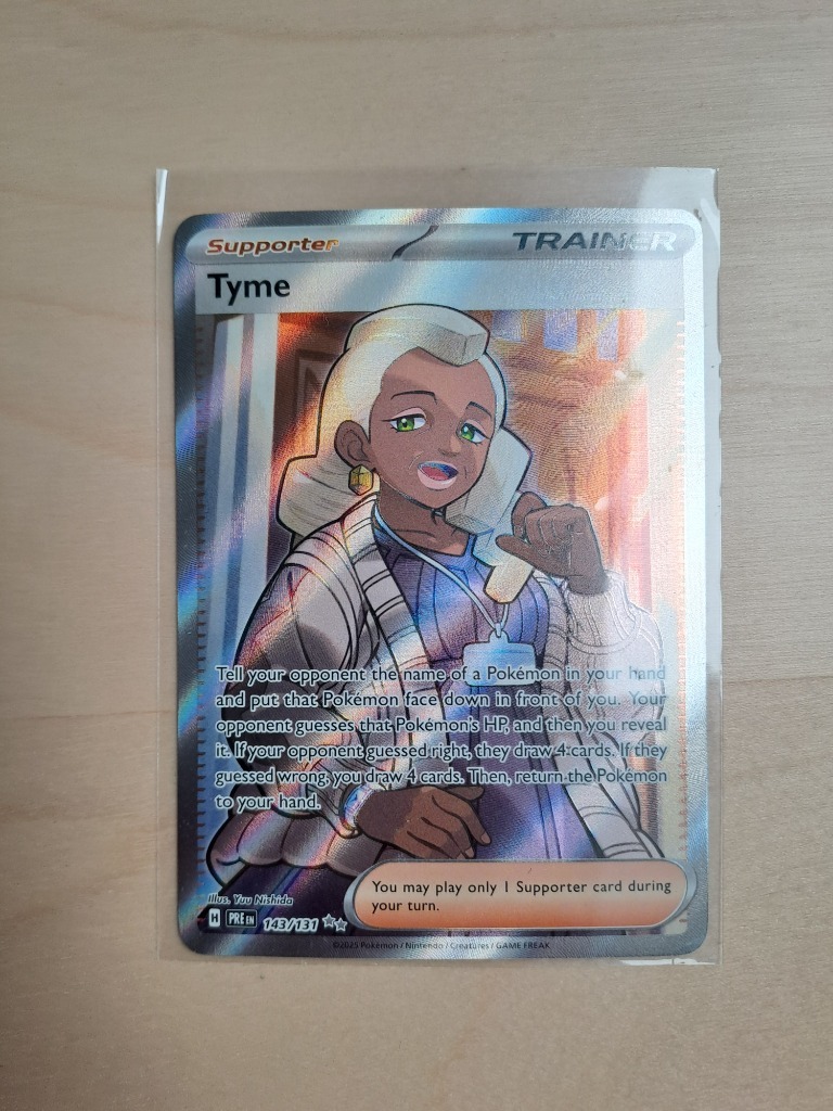 Karta pokemon Tyme - SV: Prismatic Evolutions (PRE) | Kobylin | Kup ...