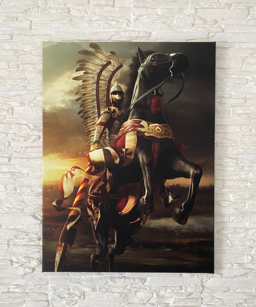 Husarz, Husaria, obraz canvas na ścianę 80x100cm | Wrocław | Kup teraz ...