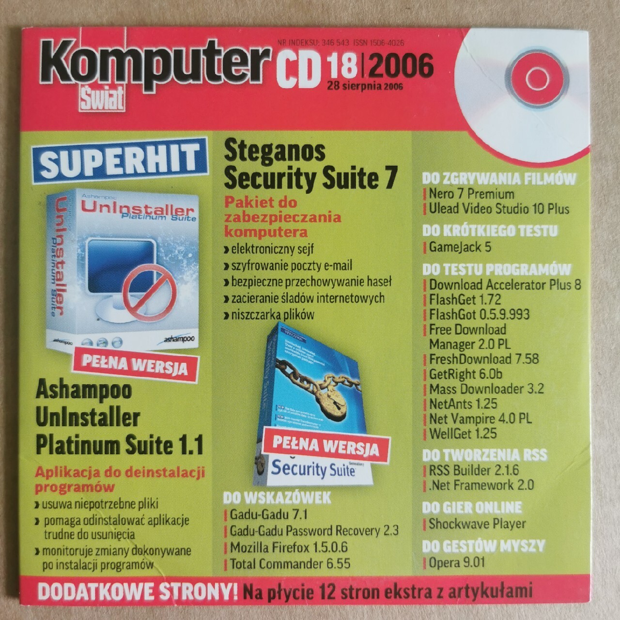 Komputer Świat 2006 18 CD | Kraków | Kup teraz na Allegro Lokalnie