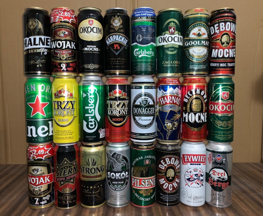 Puszki po piwie piwne polskie puste | Gorzów Wielkopolski | Kup teraz ...