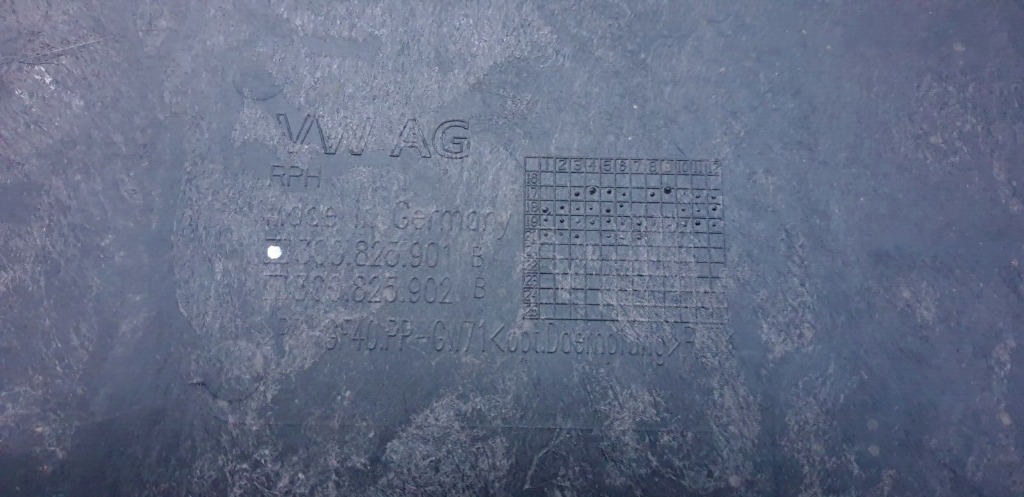 Osłona silnika VW Golf 7 3Q0825901B 5Q0825901A | Lesznowola | Kup teraz ...