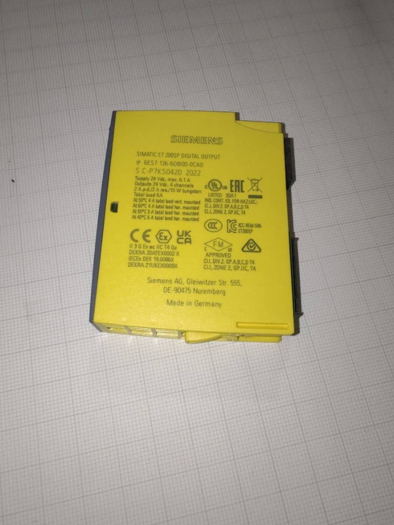 SIMATIC ET 200SP, MODUŁ WYJŚĆ BINARNYCH FAIL-SAFE | Rzepiennik ... SIMATIC ET 200SP, MODUŁ WYJŚĆ BINARNYCH FAIL-SAFE | Rzepiennik ...