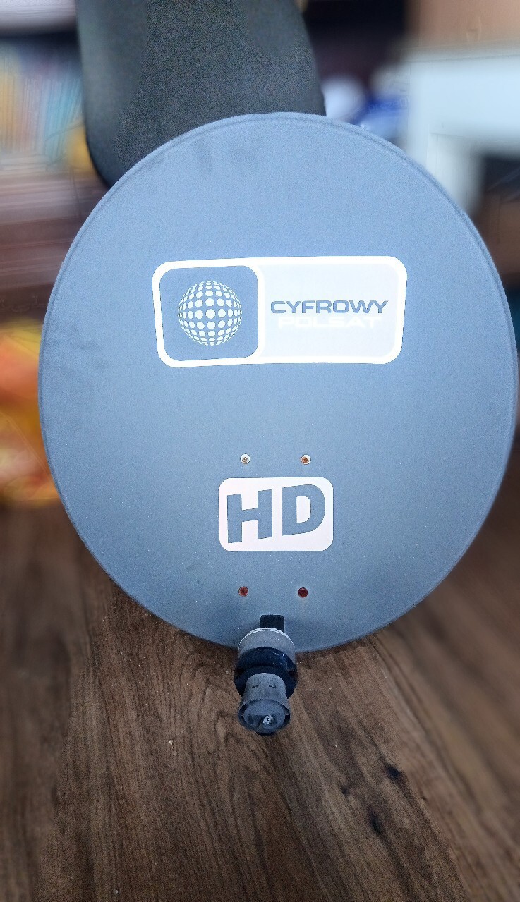 Antena satelitarna talerz z cyfrowy Polsat 60cm z konwerterem | Giebułtów | Kup teraz na Allegro ...