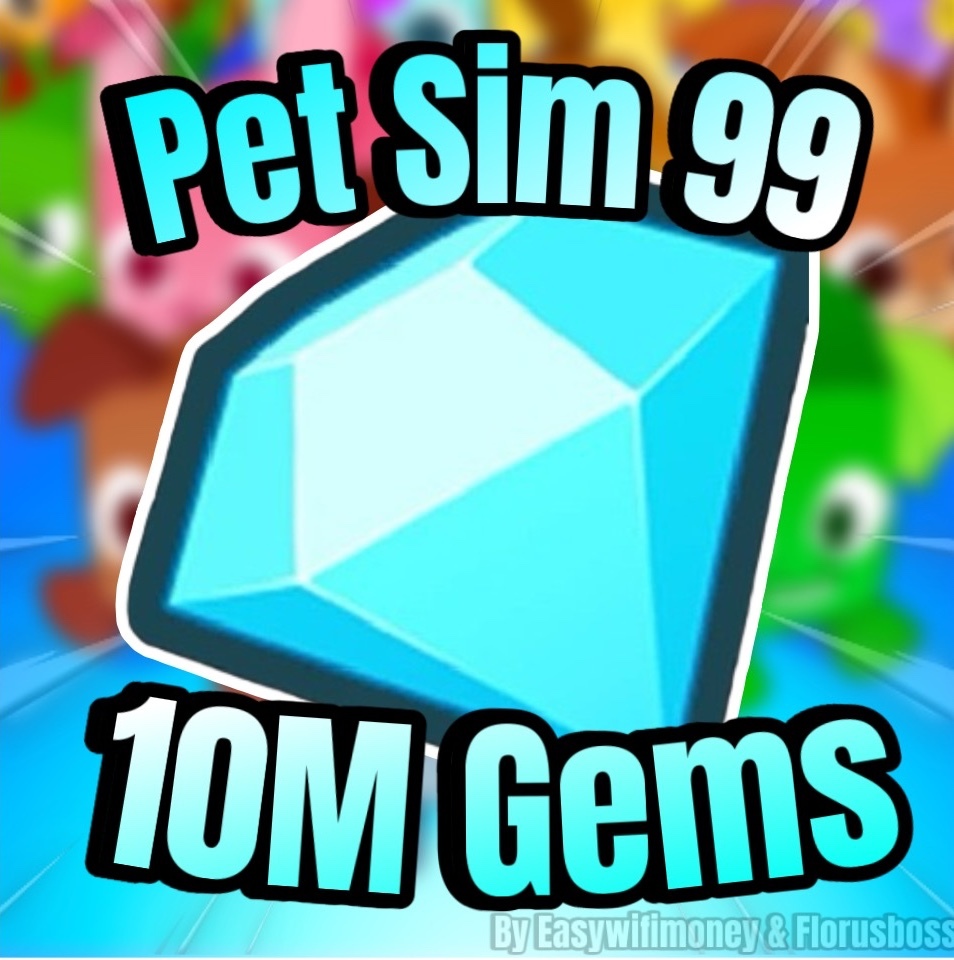 Pet Simulator 99 10M gems Roblox Ps99 10M gemów | Gliwice | Kup teraz ...