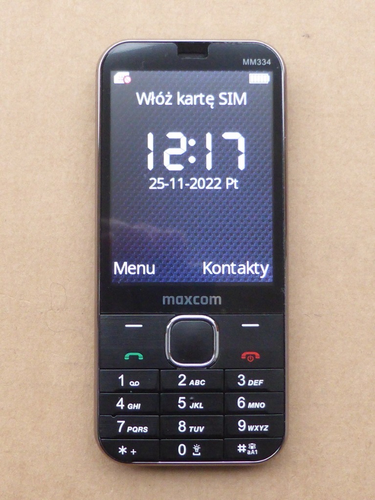 Telefon Maxcom MM334, gwarancja, etui, nowy | Warszawa | Kup teraz na ...