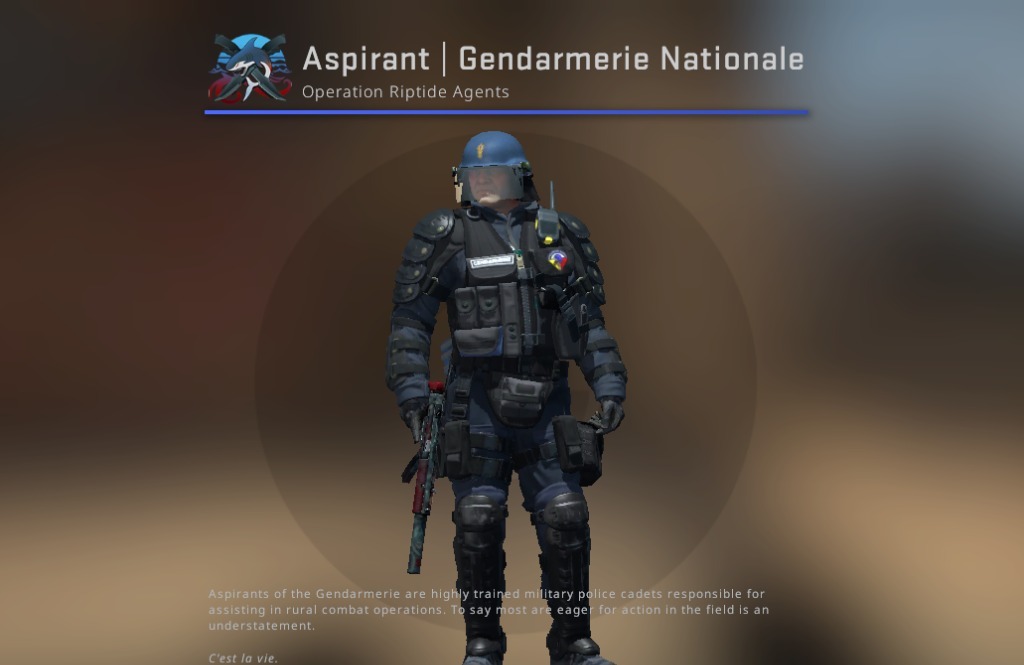 SKIN AGENT CS:GO Aspirant | Francuska Żandarmeria | Warszawa | Kup ...