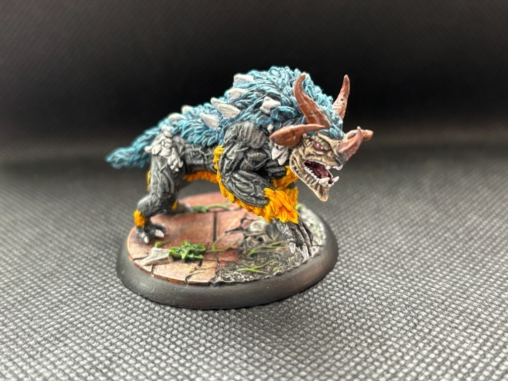 Figurka RPG Kamienna Bestia Minotaur Painted Tabletop WFB DnD Stone ...