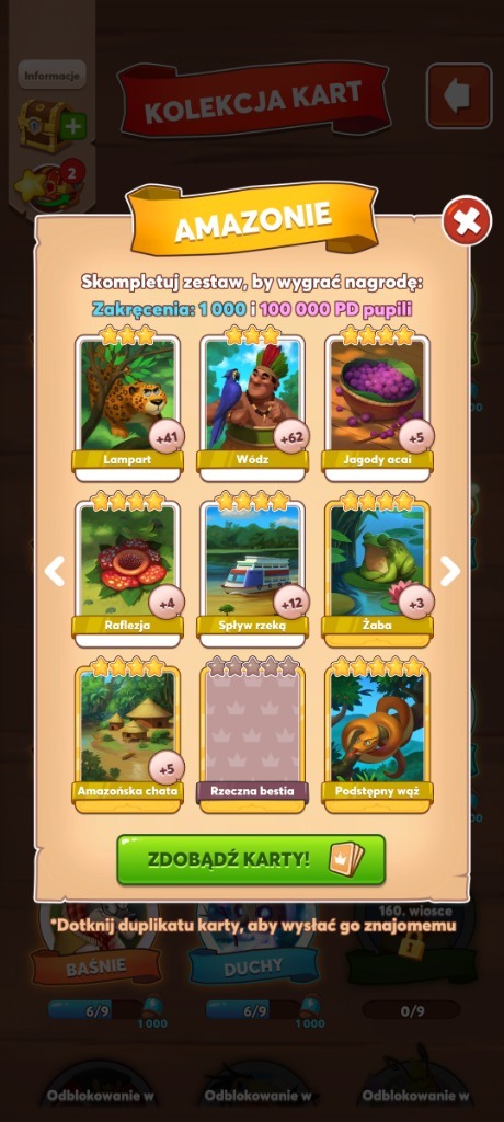 Set amazonia - coin master | Łódź | Kup teraz na Allegro Lokalnie