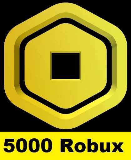 ROBLOX ROBUX 5000 SZTUK 5K ROBUXÓW ROBUXY WALUTA DO GRY ROBLOX GAMEPASS ...