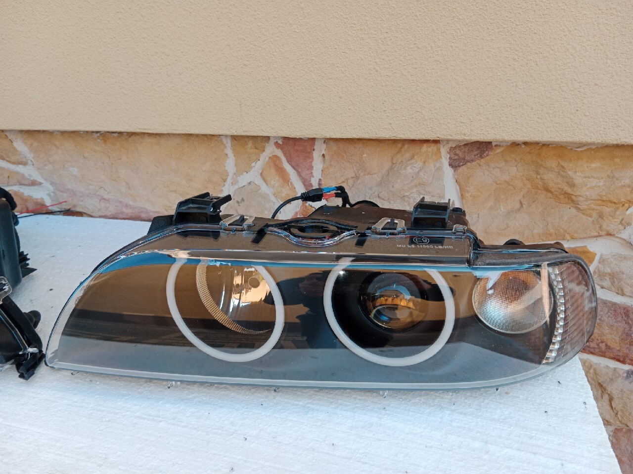 Lampy BMW E39 Bi LED Black Coton | Dobryszyce | Kup teraz na Allegro Lokalnie