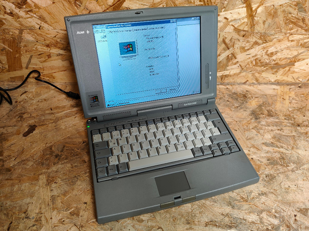 RETRO LAPTOP ACER ACERNOTE 350E | Kunice | Kup teraz na Allegro Lokalnie