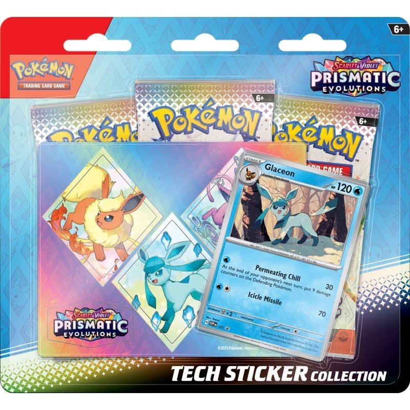 Pokemon TCG: Scarlet & Violet Prismatic Evolutions - Tech Sticker ...
