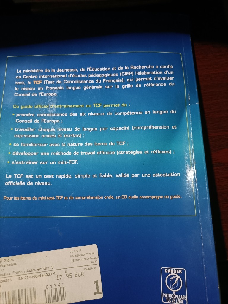 Test de connaissance du francais | Warszawa | Kup teraz na Allegro Lokalnie