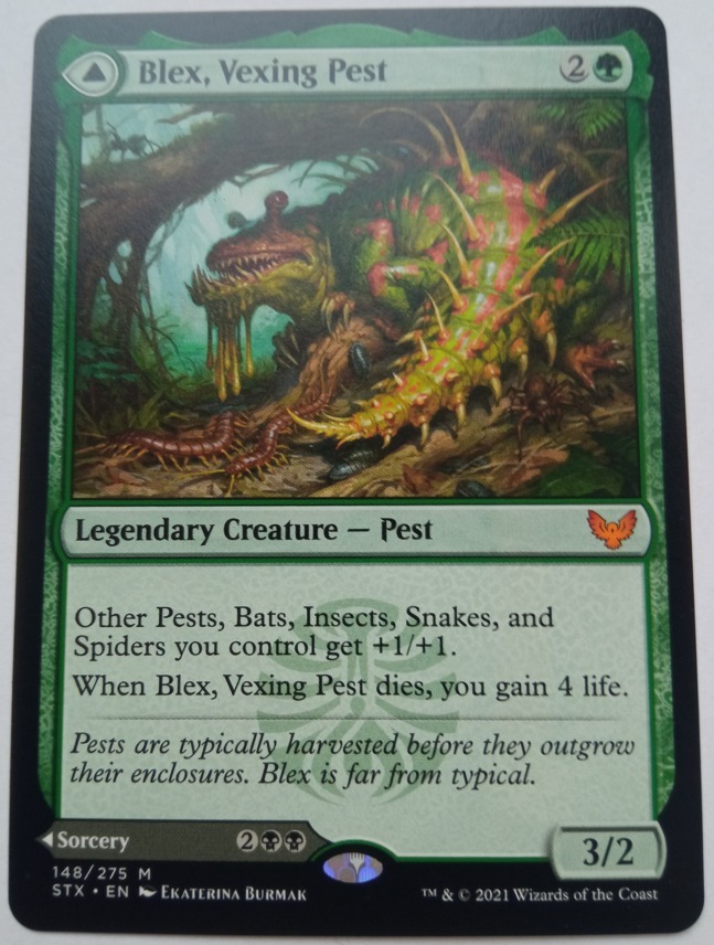 Karta Mtg: Blex, Vexing Pest/ Search for Blex | Łódź | Kup teraz na ...