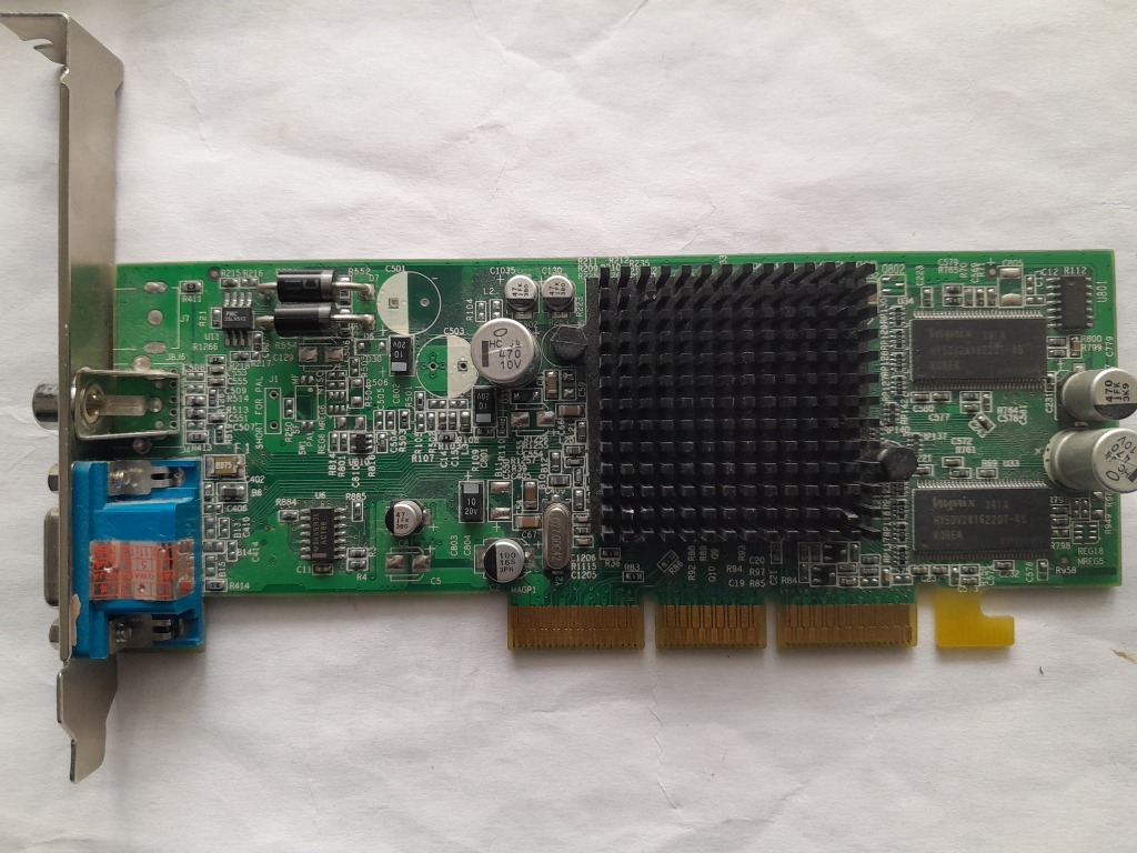 AGP GFORCE MX 200 32MB GAINWARD 100% | Warszawa | Kup teraz na Allegro ...