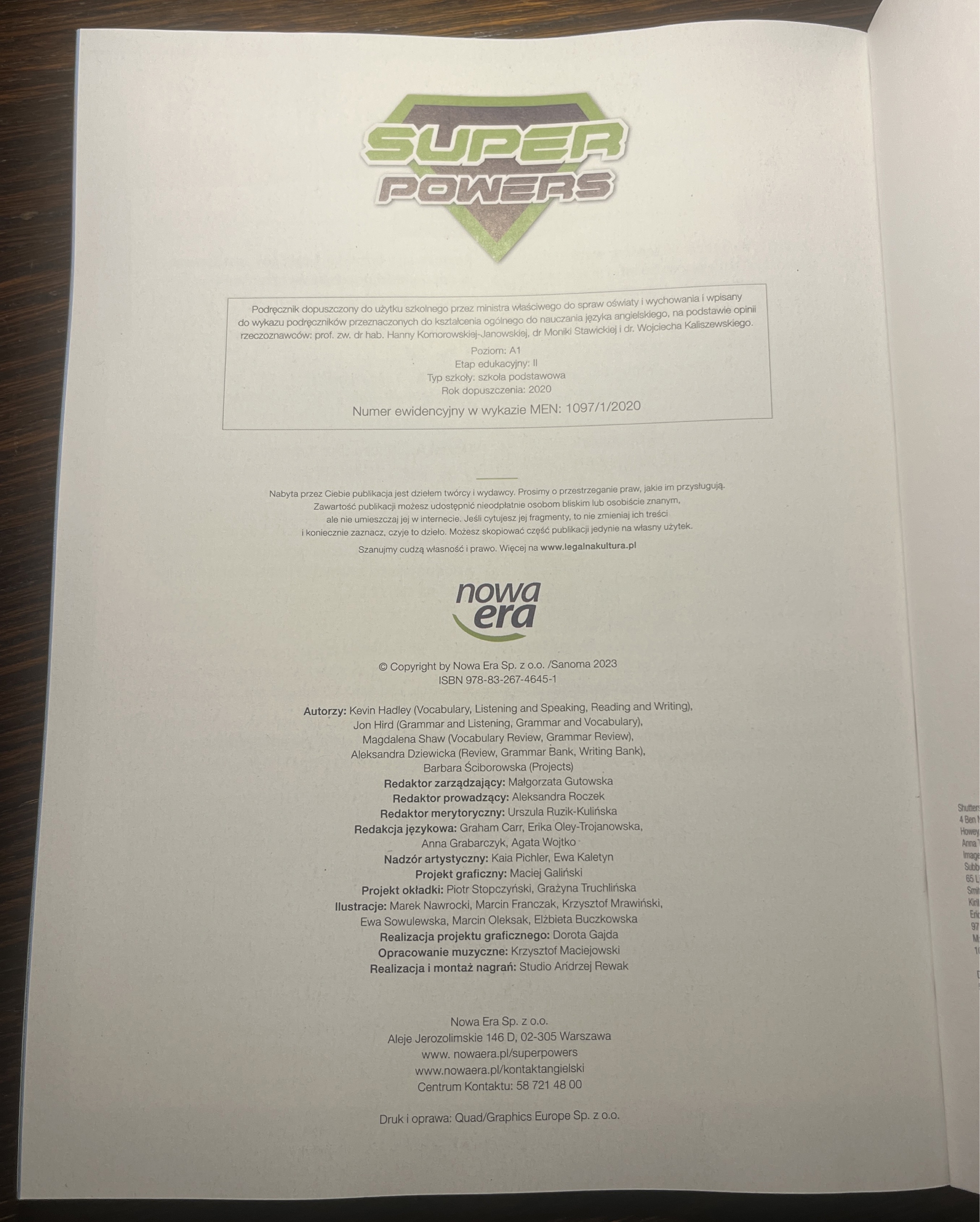 Super Powers 4. Podręcznik do j. ang dla kl 4 SP | Warszawa | Kup teraz ...