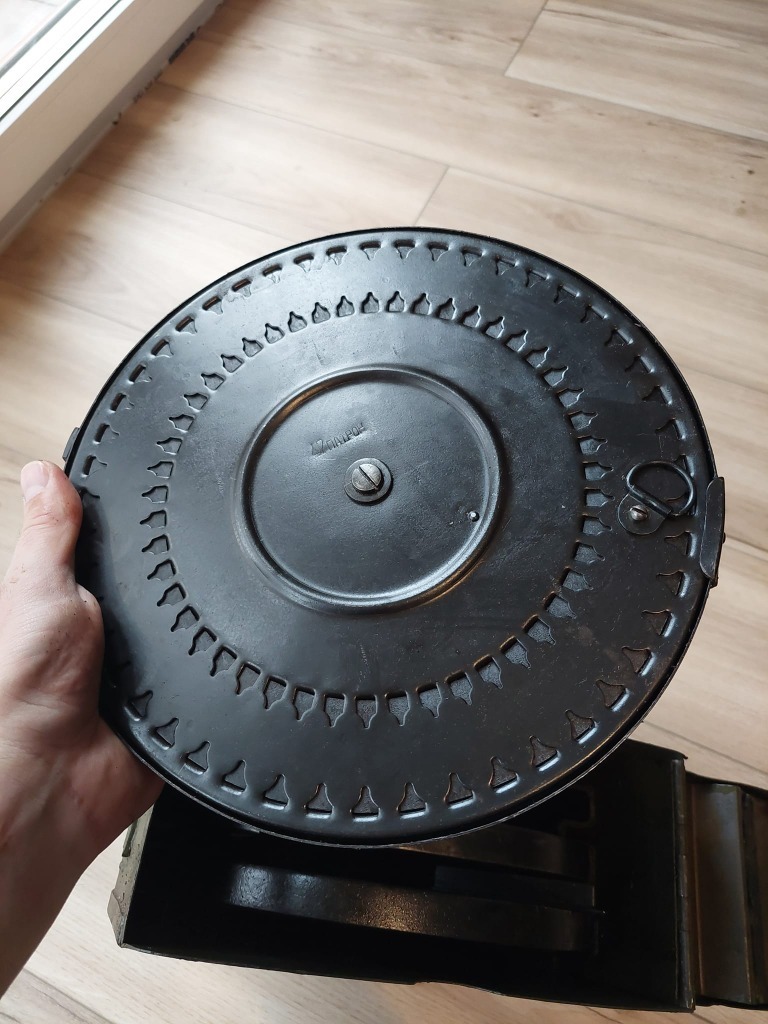 Magazynek DP28 II Wojna sowiecki z napisem 47 PATRON | Warszawa | Kup ...