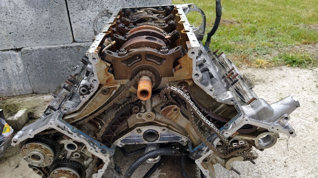 Silnik BMW N62B44 333KM od E63 - słupek | Ruszków Pierwszy | Kup teraz ...