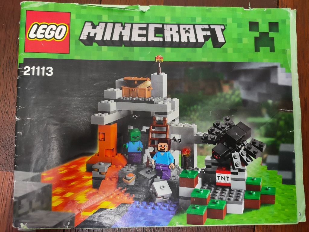 LEGO MINECRAFT 21113 JASKINIA | Warszawa | Kup teraz na Allegro Lokalnie