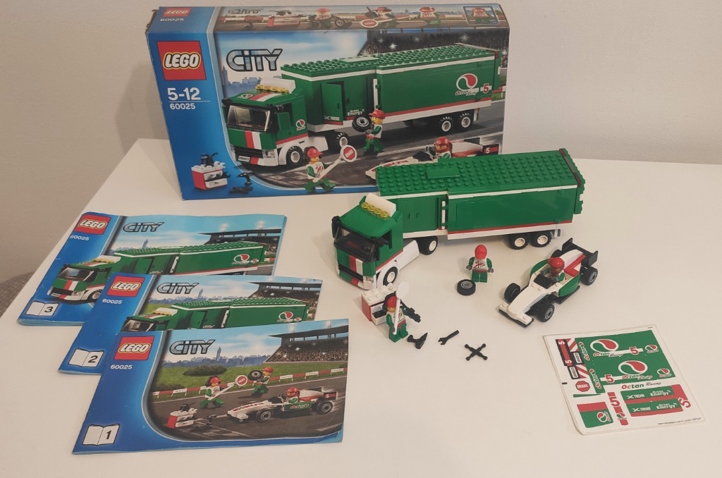 LEGO 60025 Ciężarówka ekipy wyścigowej | Głogów Małopolski | Kup teraz ...