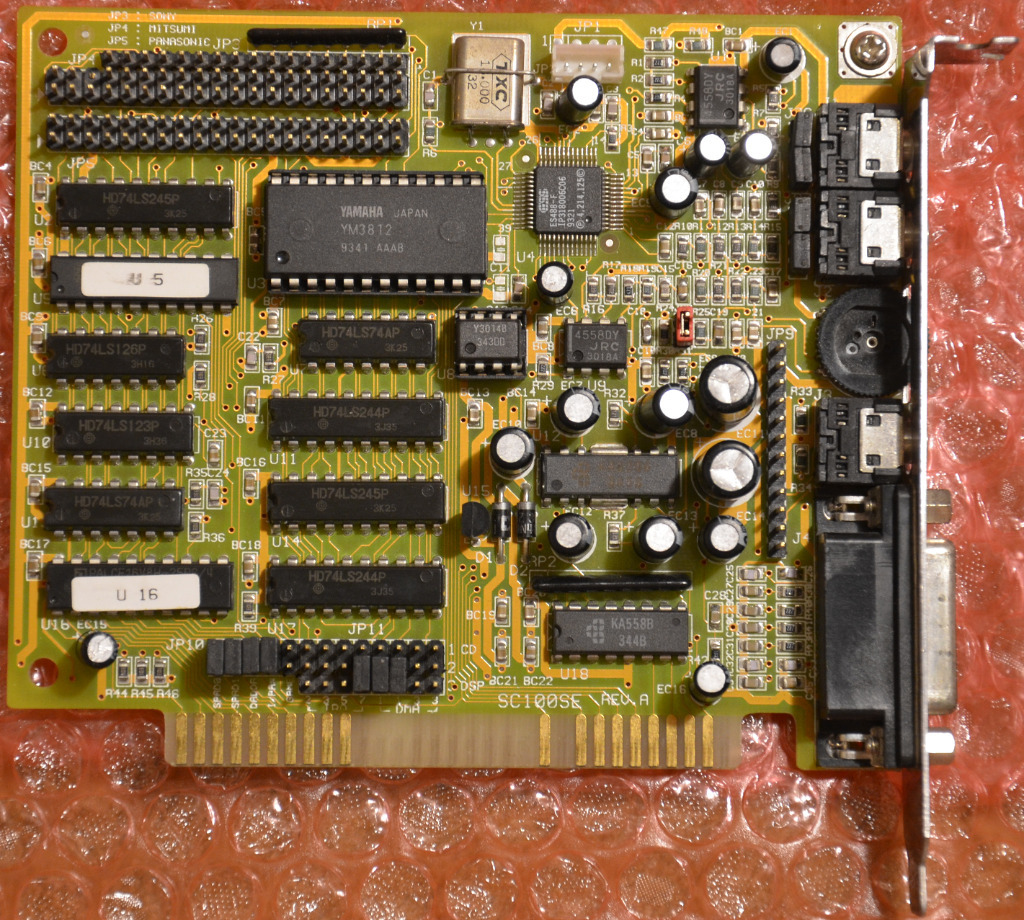 Karta dźwiękowa ESS ES488 + Yamaha OPL2 ISA 8bit | Piaseczno ...