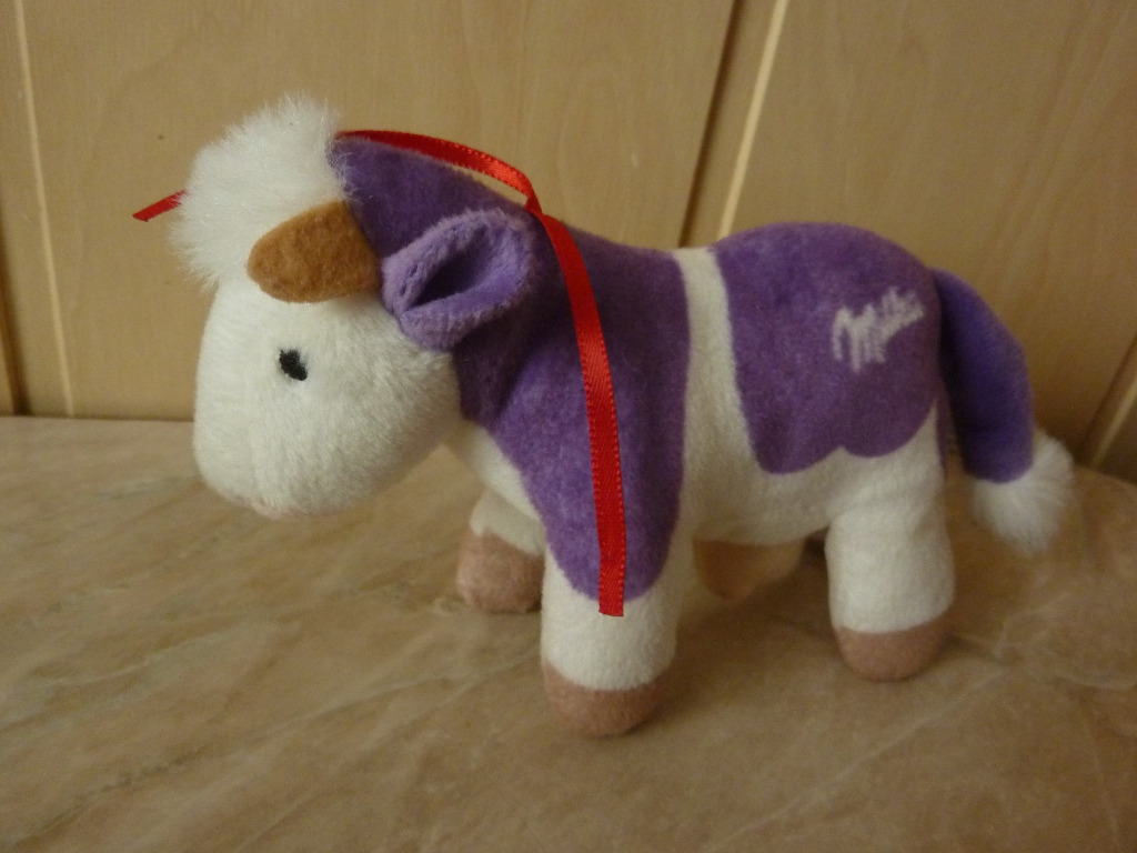 Extra maskotka słodka krówka krowa MILKA lila | Wieluń | Kup teraz na ...