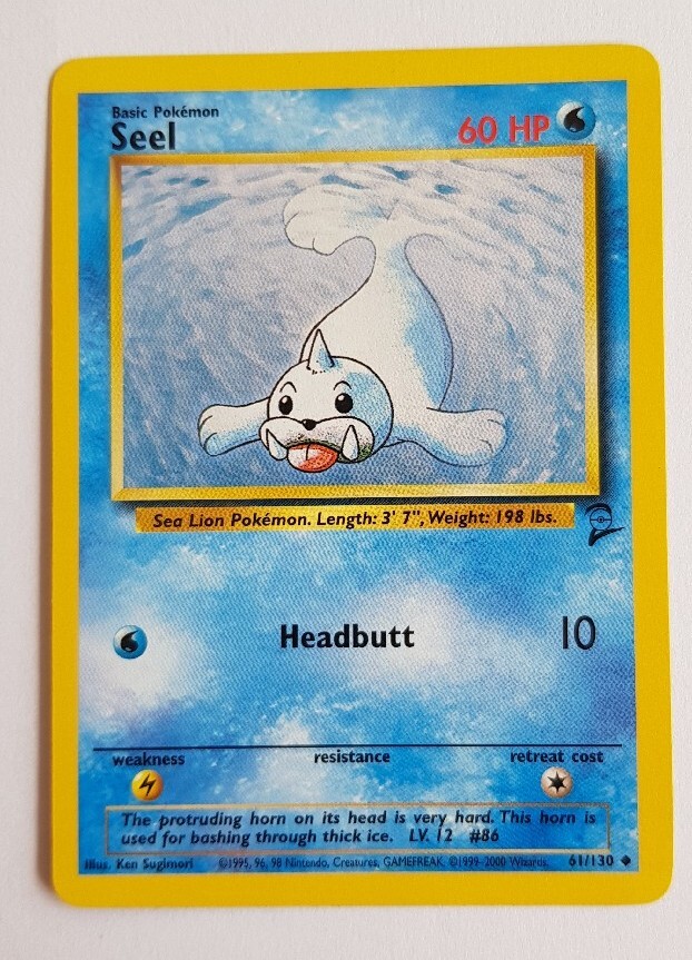 Karta Pokemon Seel 41/102 base set2 oryginał ładna | Wrocław | Kup ...