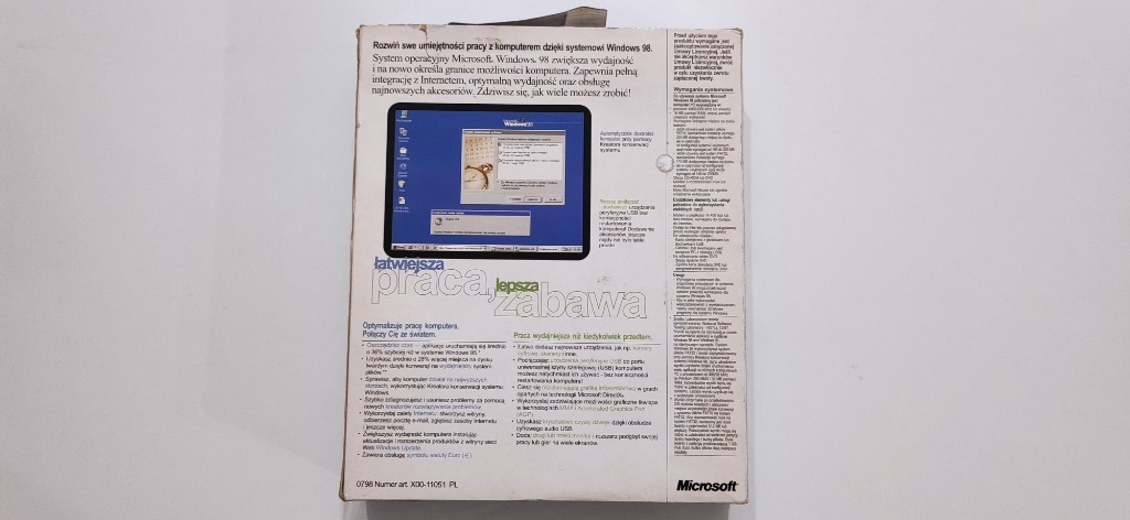 Microsoft Windows 98 PL BOX | Płońsk | Licytacja na Allegro Lokalnie