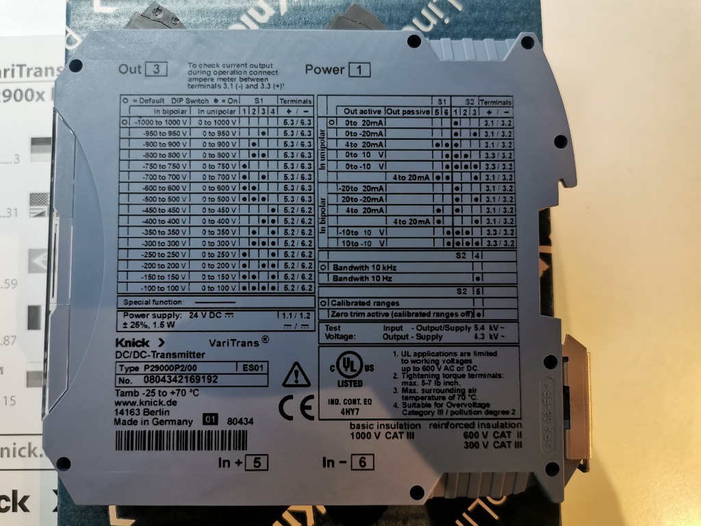 Knick VariTrans P29000P2/00 | Katowice | Kup teraz na Allegro Lokalnie