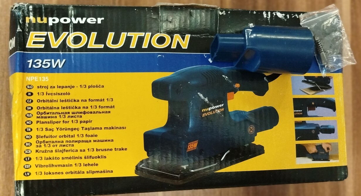 Szlifierka oscylacyjna Nupower Evolution 135W 230V | Przeźmierowo | Kup ...
