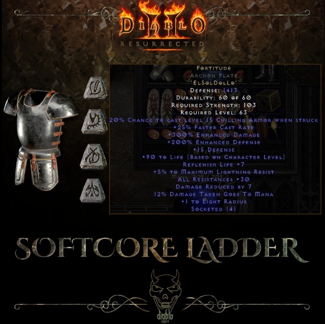 Diablo 2 Resurrected LADDER Fortitude Hart Unid | Kraków | Kup teraz na ...