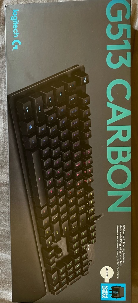 Klawiatura mechaniczna Logitech G513 Carbon Linear | Kędzierzyn-Koźle | Kup teraz na Allegro ...