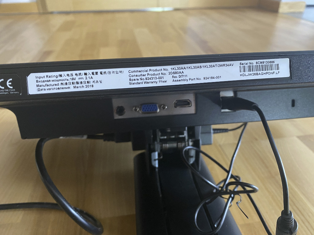 Monitor HP VH240a - 2 sztuki | Olsztyn | Ogłoszenie na Allegro Lokalnie