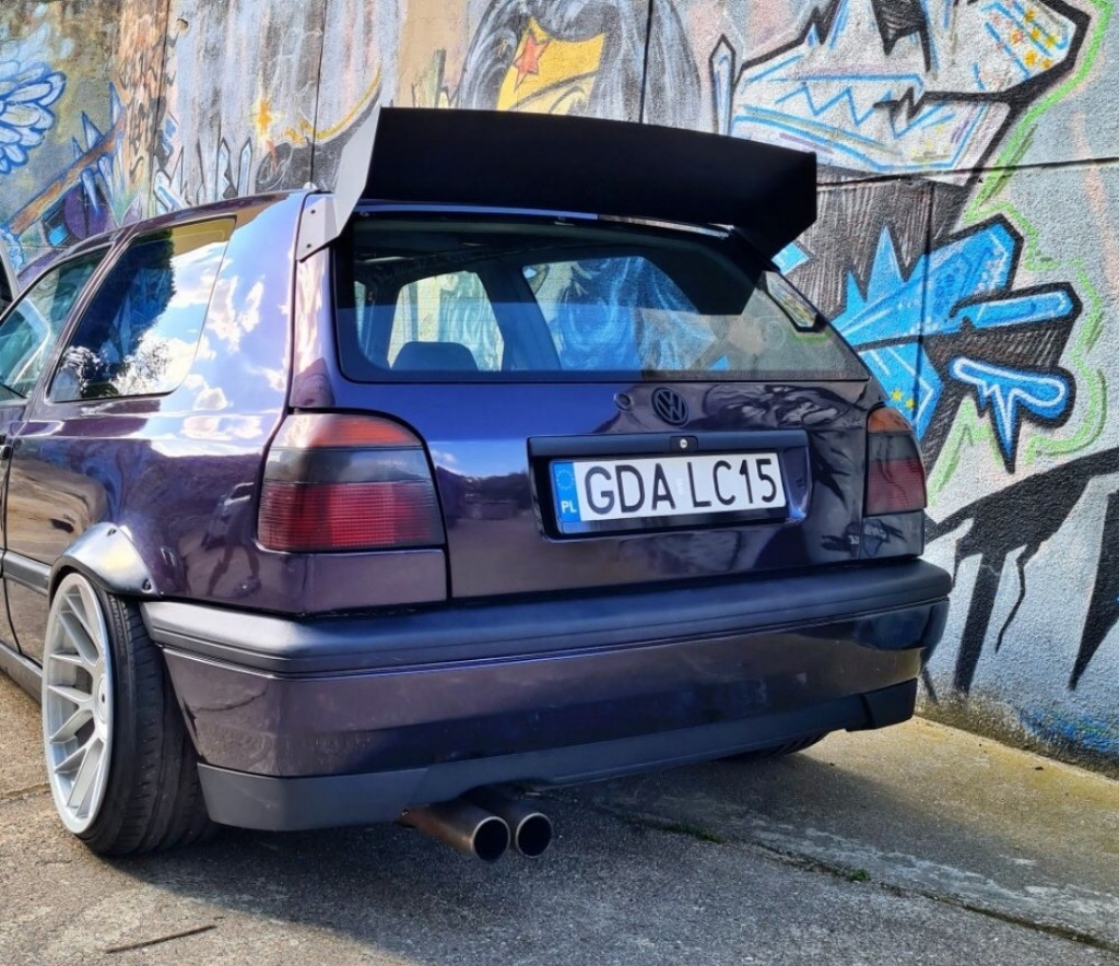 Spoiler tylny golf MK3 Voomeran bbs zender kamei | Radzyń | Kup teraz ...