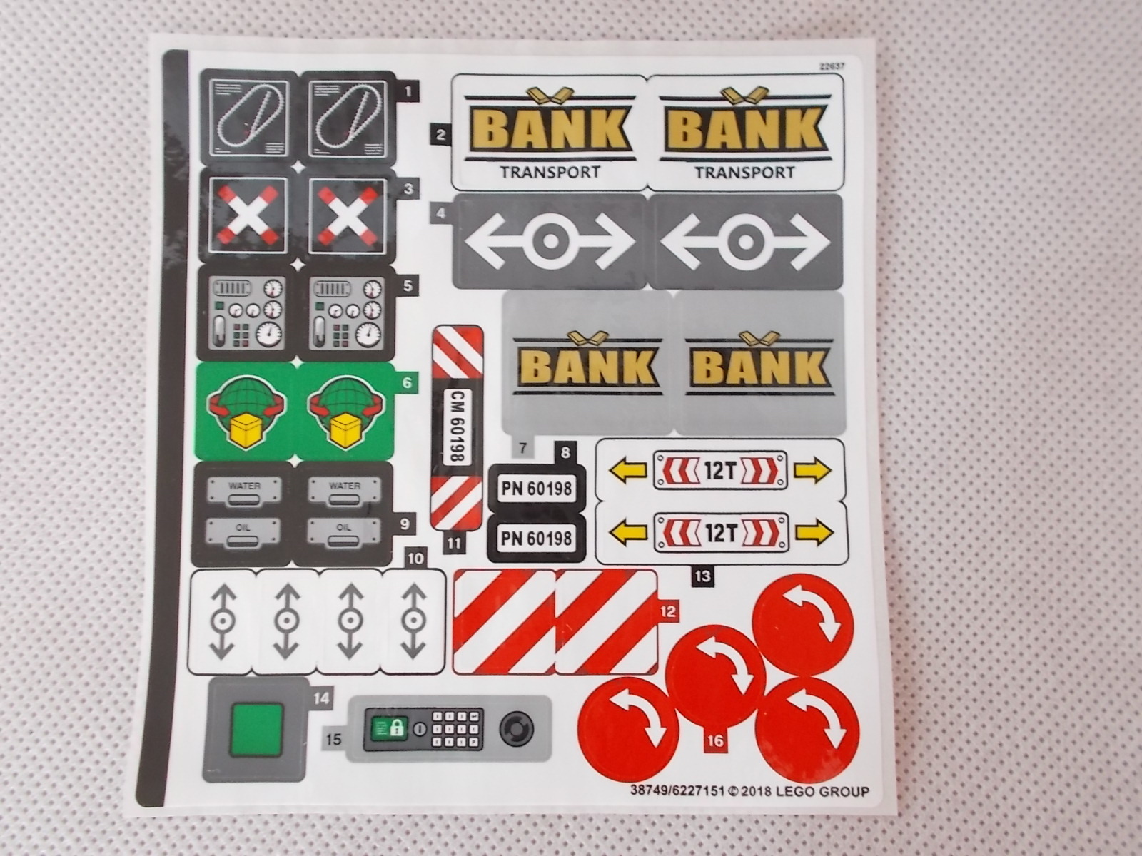 LEGO 60198 Naklejki Nie | Międzyrzec Podlaski | Kup teraz na Allegro ...