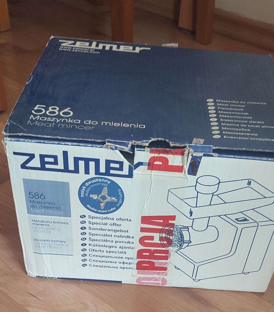 Maszynka do mięsa z szatkownicą Zelmer 586 | Warszawa | Kup teraz na ...