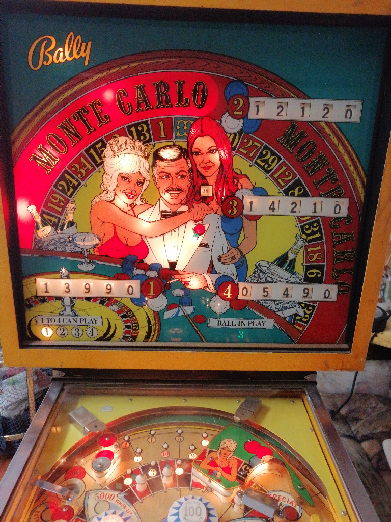 Flipper Bilard Bally „Monte Carlo” – 1973 rok | Wejherowo | Ogłoszenie na Allegro Lokalnie