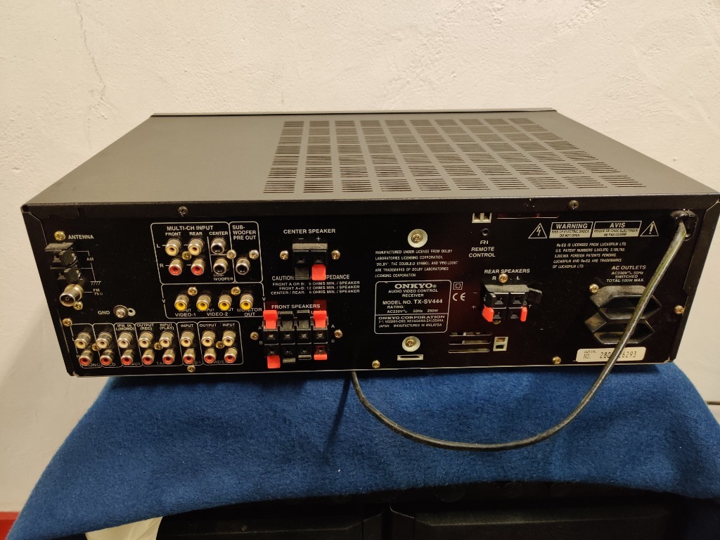 Amplituner Onkyo TX-SV444 super stan Sprawny 2x60w | Międzyrzecz | Kup ...