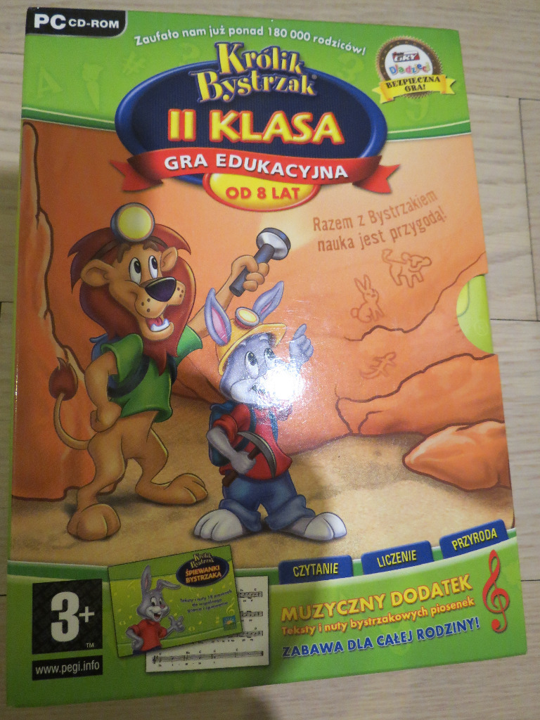 Królik Bystrzak II klasa PC CD-ROM gra | Łask | Kup teraz na Allegro Lokalnie