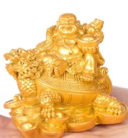 Figurka Bogatego Buddy Złota | Oborniki Śląskie | Kup teraz na Allegro Lokalnie